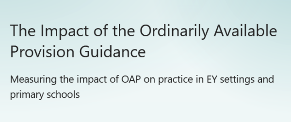 The Impact of the Ordinarily Available Provision Guidance – Manchester ...